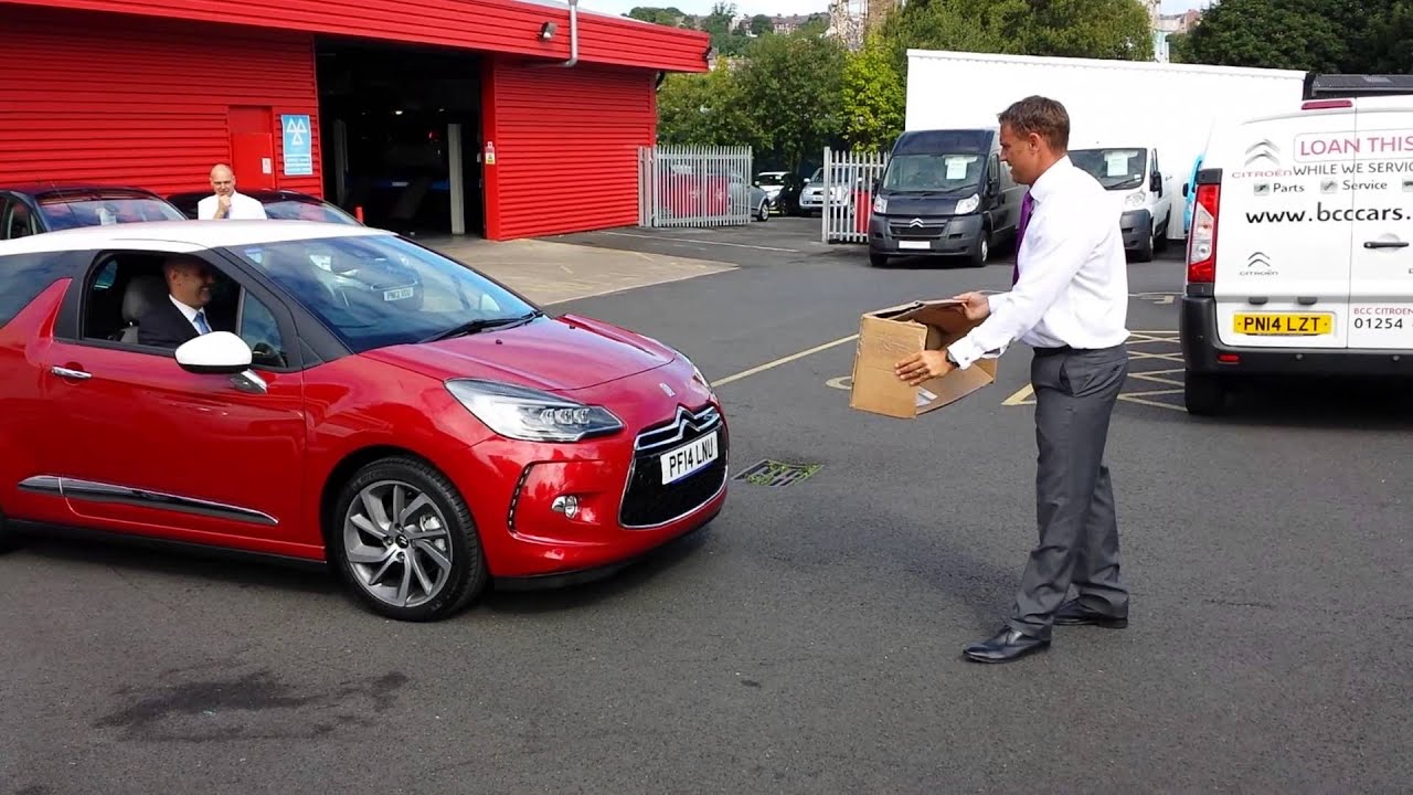 second test of city active brake on DS3 - YouTube