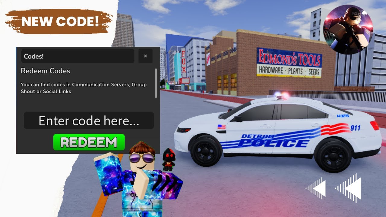 New *MONEY CODE* In Emergency Simulator District: Detroit! [ROBLOX ...