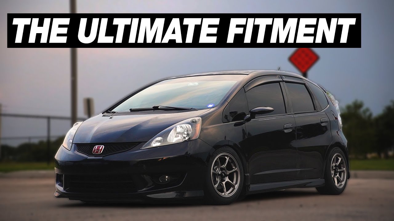 PERFECT FITMENT!! *NEW WHEEL REVEAL* - Honda Fit Build (Epilogue) - YouTube