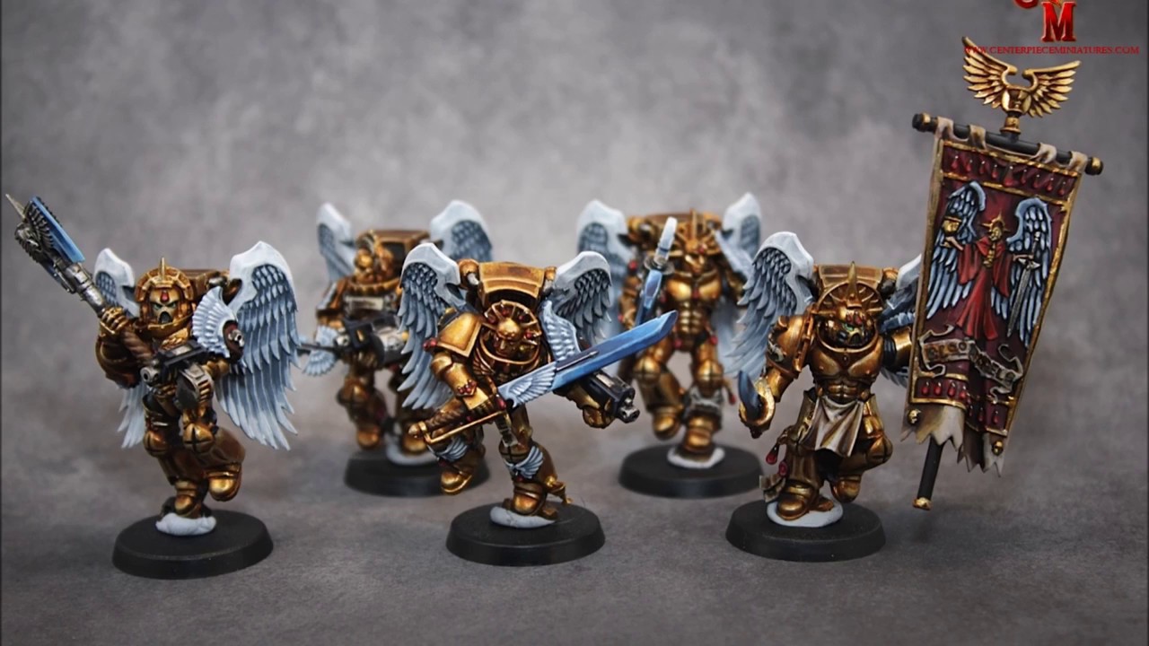 BLOOD ANGELS - Sanguinary Guard Tactics - 7th Edition 2017 - YouTube