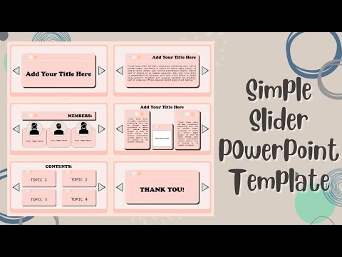 Simple Slider PowerPoint Template Free🍑 || ppt#61 - YouTube