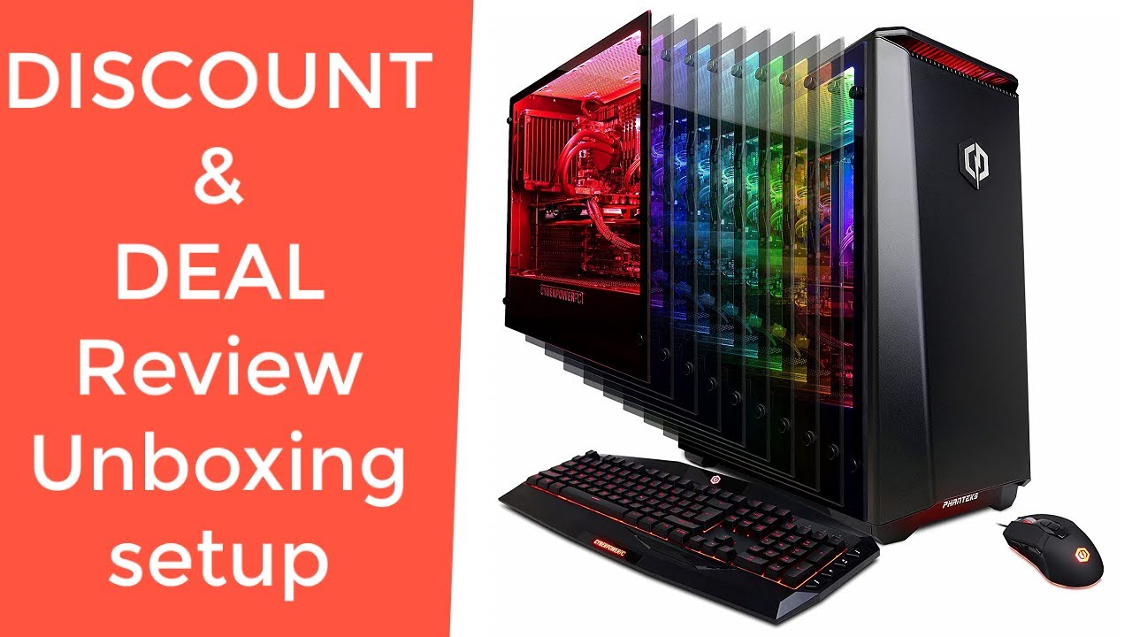 CYBERPOWERPC BattleBox Essential GMA2000A Gaming PC UNBOXING REVIEW ...