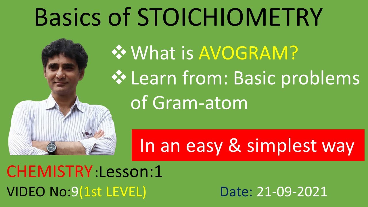 What is AVOGRAM ? How to understand from GRAM ATOM concept? IIT & NEET ...