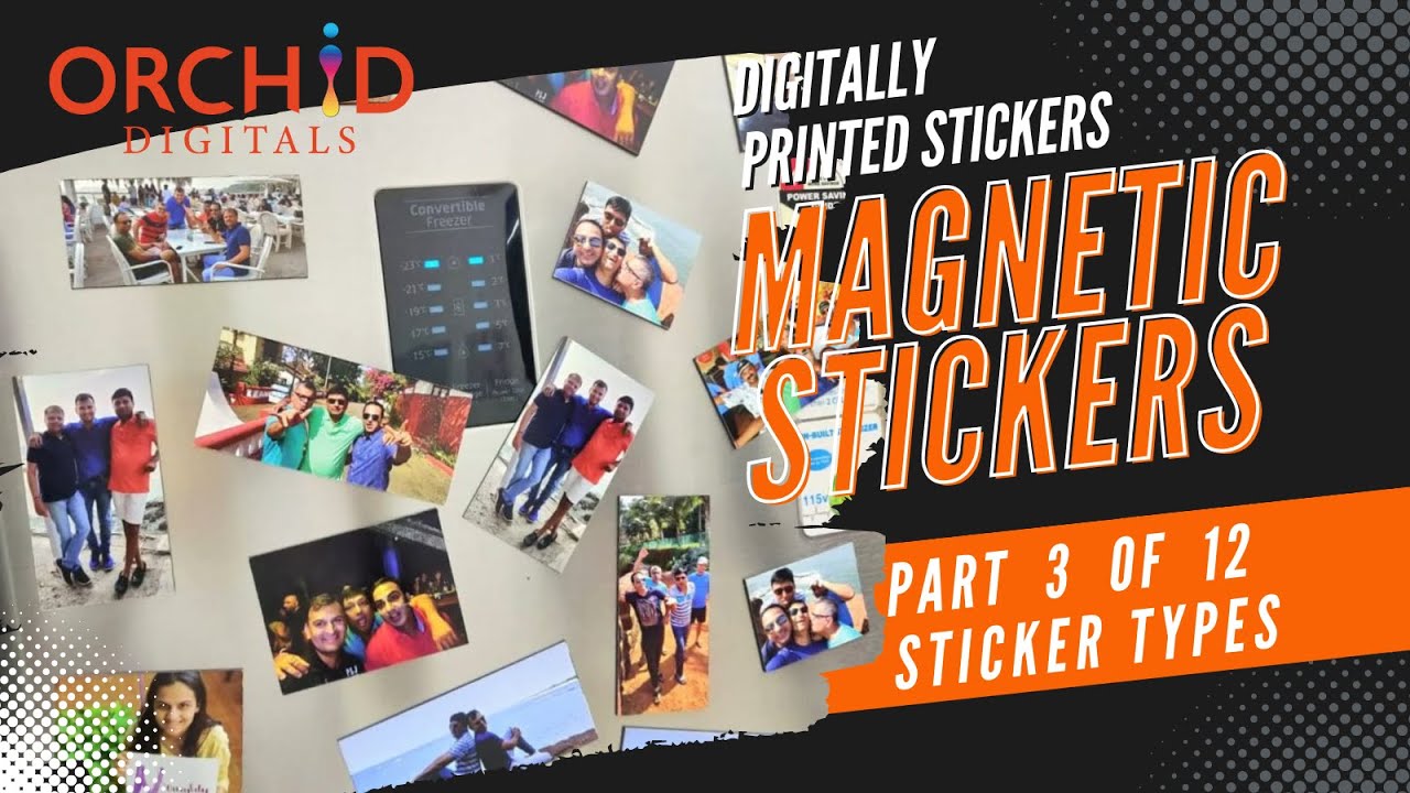 Fridge Magnets / Magnetic Sticker Prints | Types of digitally printed ...