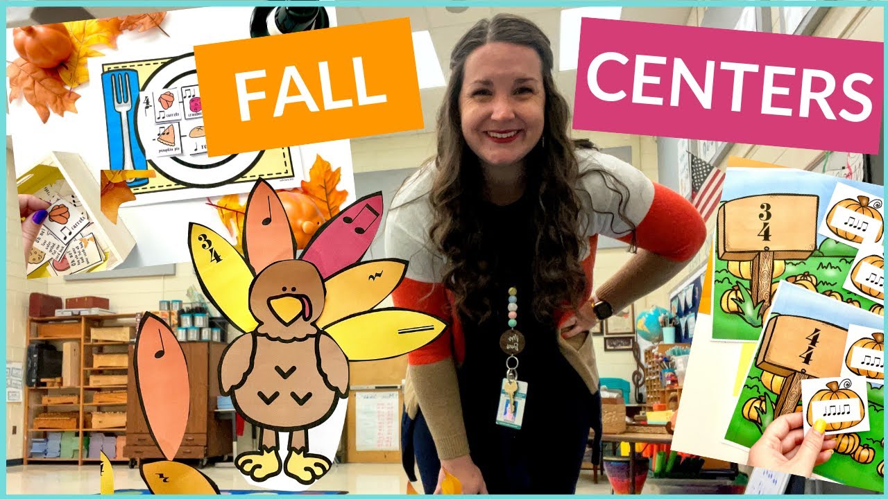 Centers + Activities for Fall for Elementary Music (that we're actually ...