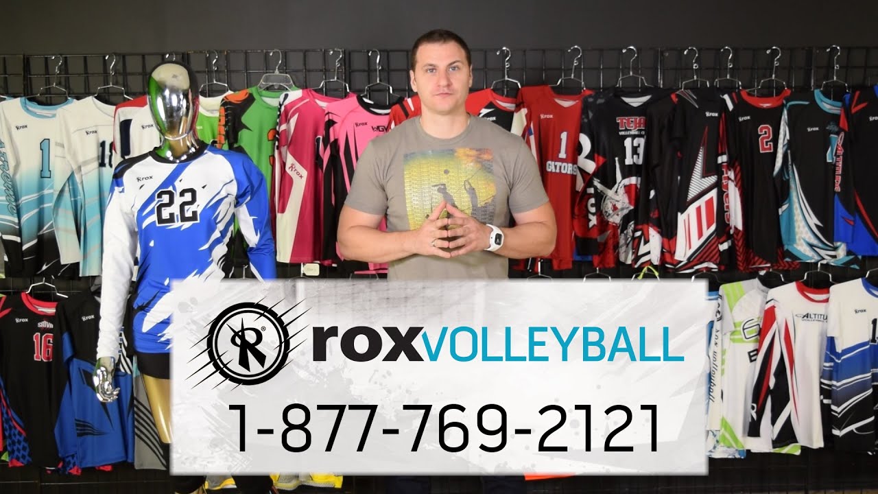 Sublimated Jerseys, Team Uniforms by Rox Volleyball - YouTube
