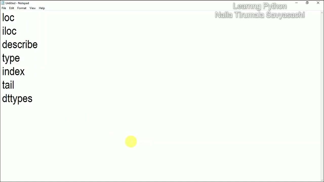 Python Pandas Data Analytics Example | 01 - YouTube