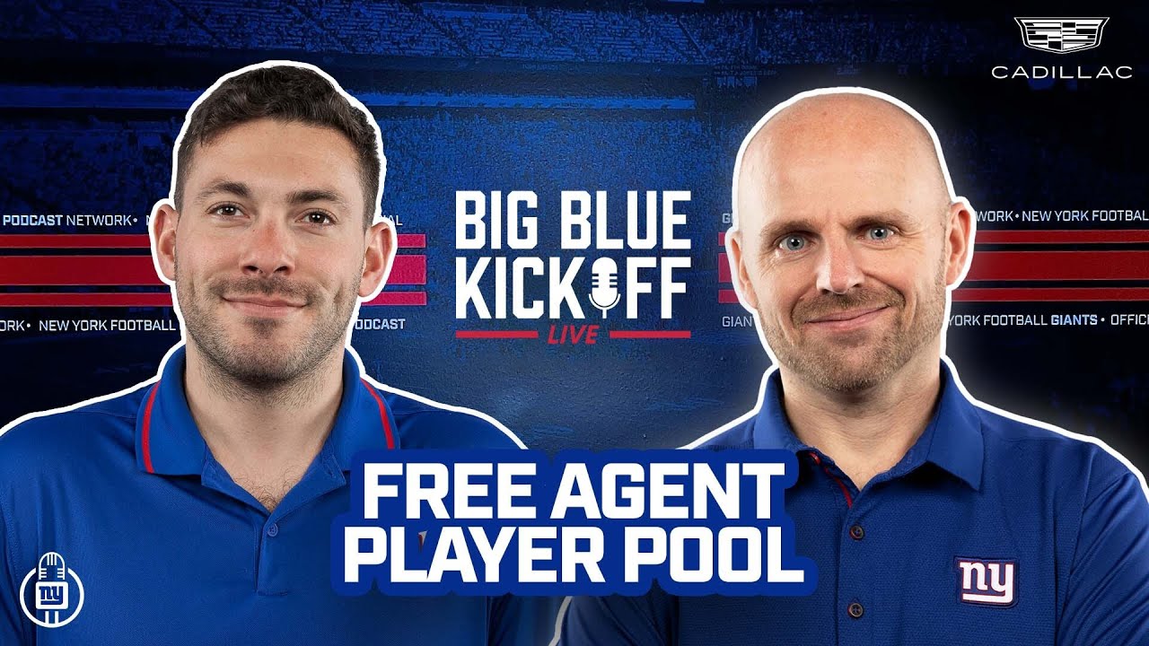 Free Agent Player Pool | Big Blue Kickoff Live | New York Giants - YouTube