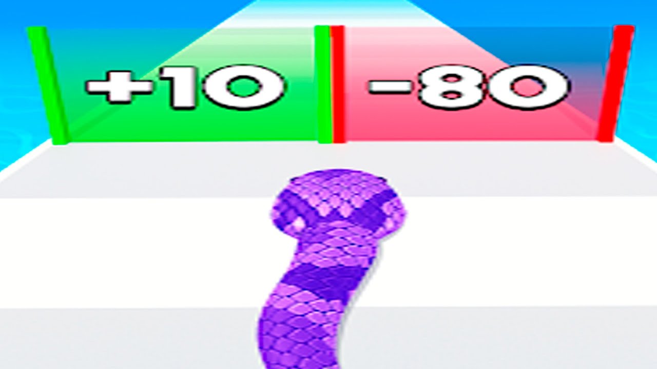 Snake Run Race - Levels 1 to 50 - YouTube