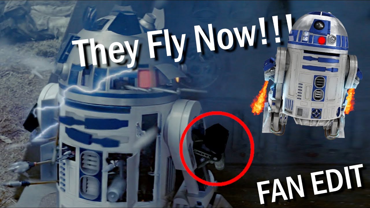 R2D2's Missing Rockets ADDED to Return Of The Jedi | Easter Egg Edit. - YouTube