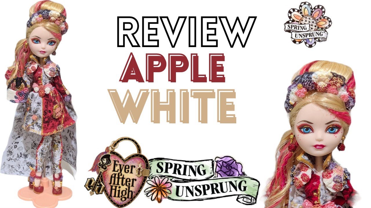 EVER AFTER HIGH - APPLE WITHE SPRING UNSPRUNG(DE PRIMAVERA) CUSTOM DOLL ...