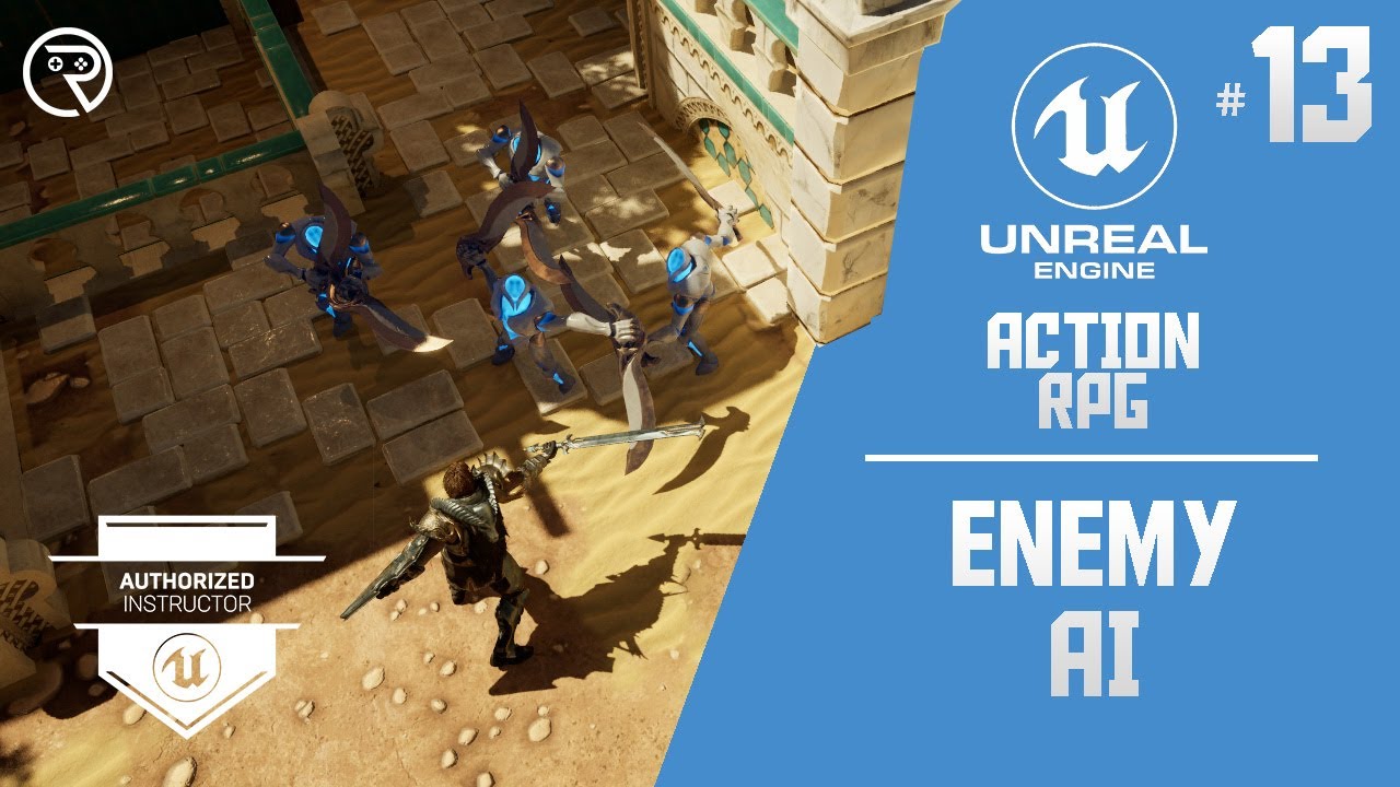 Unreal Engine 5 Tutorial Action Rpg Part 13 Enemy Ai Youtube