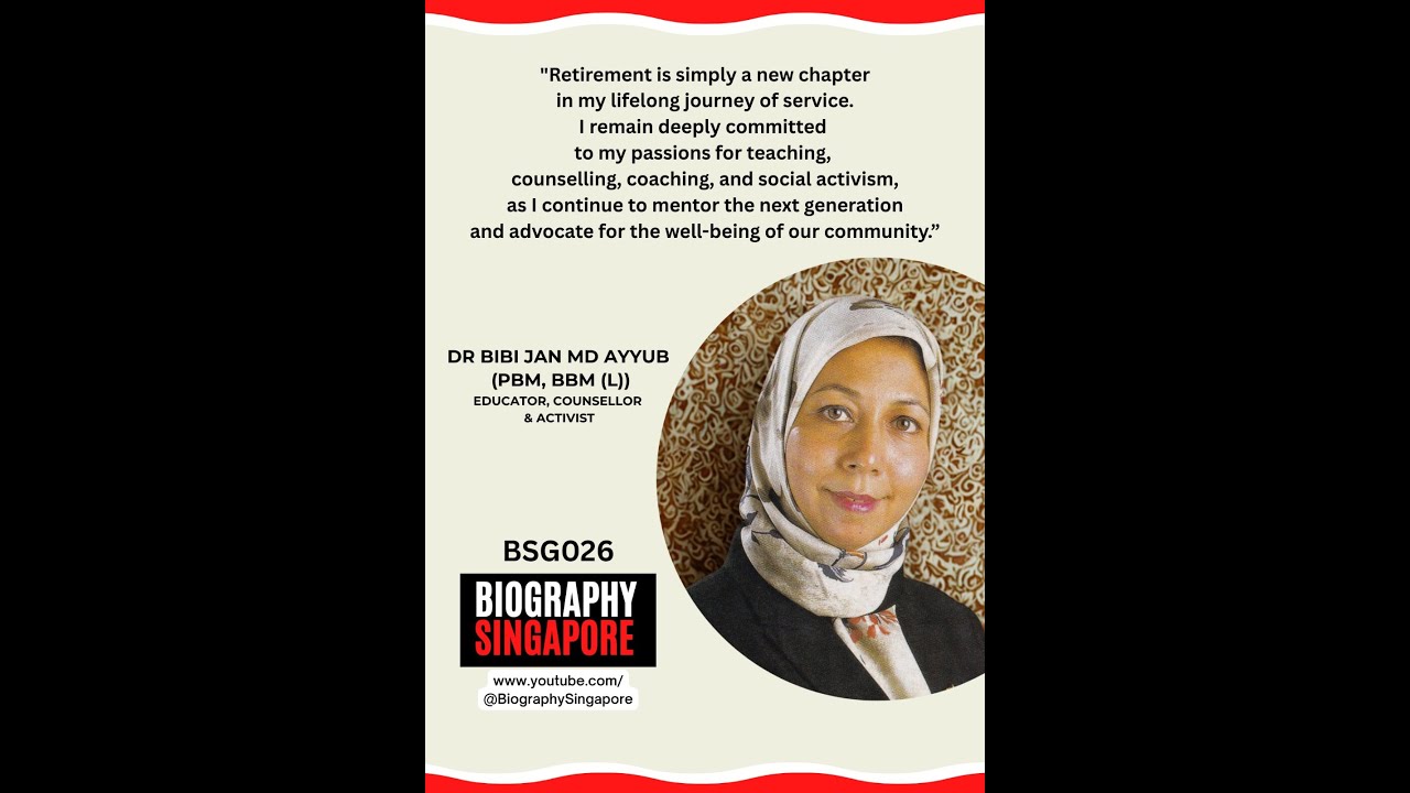 BSG026A The Life & Career Story Of Dr Bibi Jan Mohamed Ayyub (Educator ...