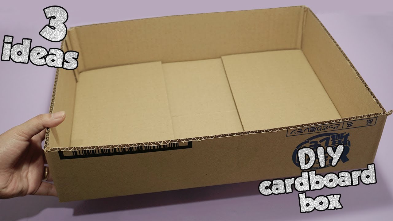 3 Cardboard Box Ideas - YouTube