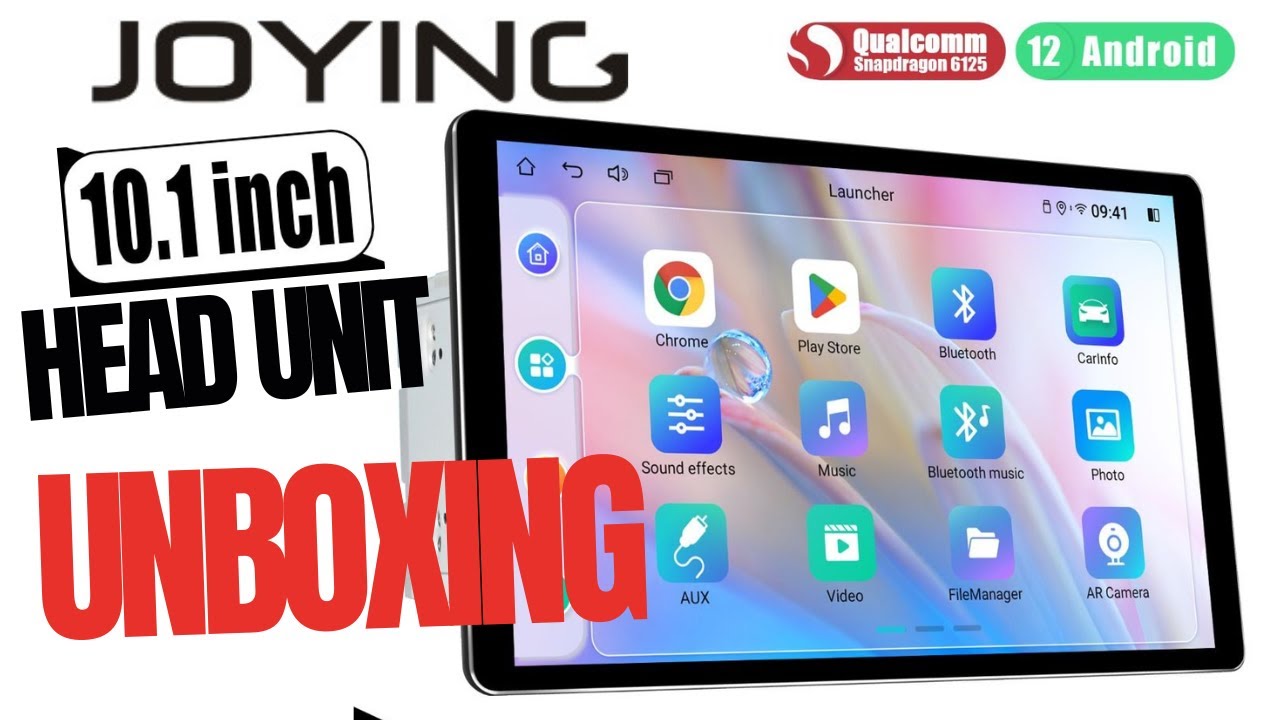 Joying 10.1 inch Android head unit unboxing - YouTube