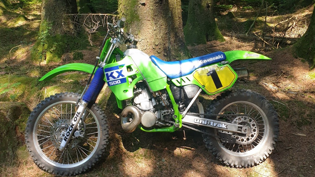 88 KX500 on the throttle - YouTube