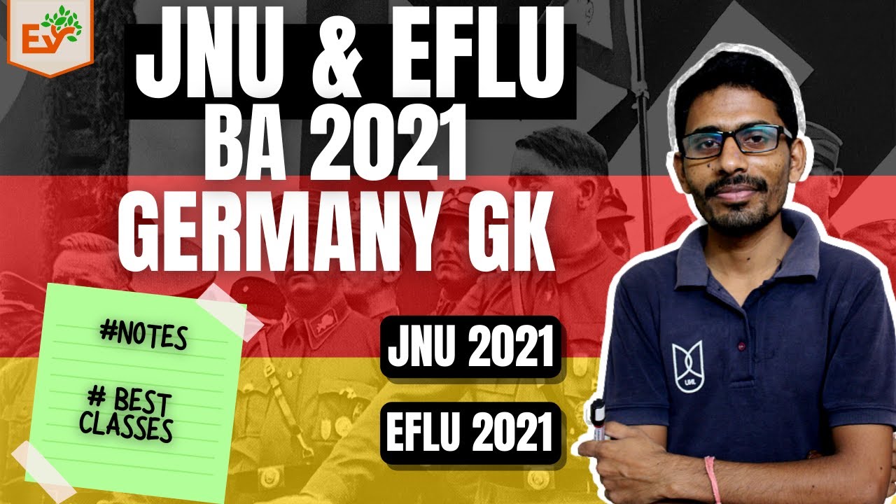 Germany GK| BA JNU & EFLU Entrance Exam| Part-1 | By JNU Exam prep ...