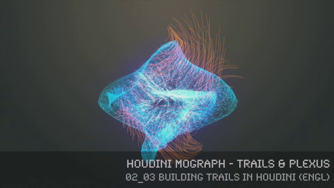 Houdini MoGraph - Trails & PLEXUS - 02 03 Building Trails in Houdini (engl) - YouTube