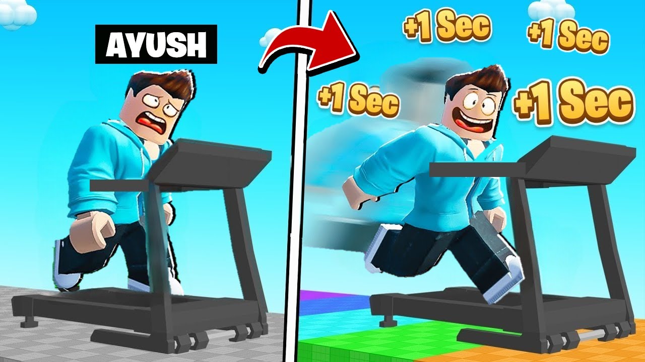 ROBLOX BUT MY SPEED INCREASES +1 EVERY SECOND | @AyushMore @EktaMore ...