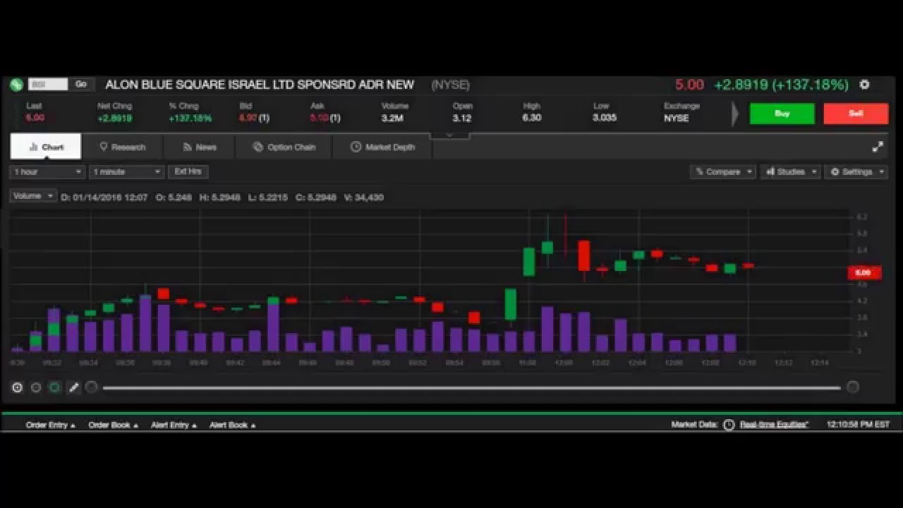 Live Stock Chart: BSI 1/14/2016 NYSE Stock 1 Minute Chart - YouTube
