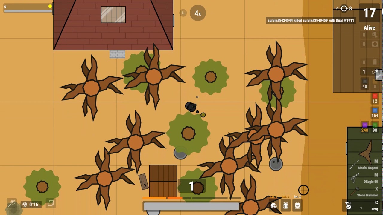 Desert gameplay Part 1| Surviv.io (BAD AIM) - YouTube