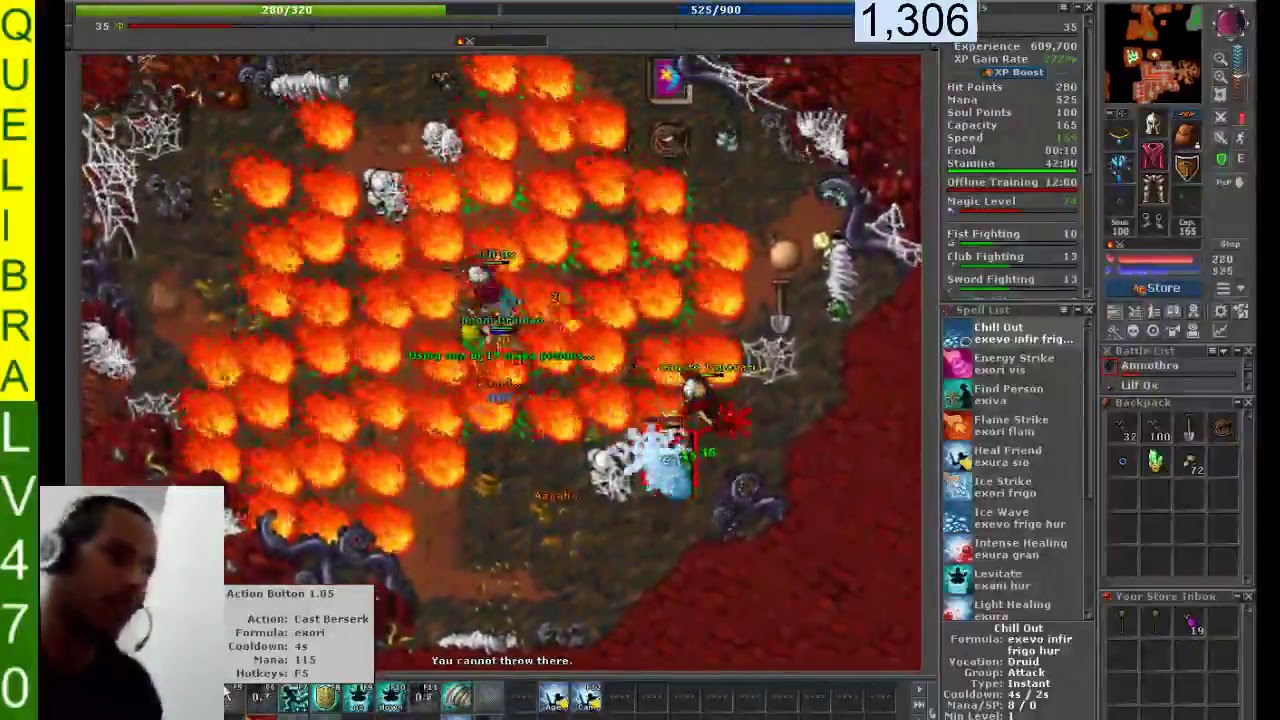 Tibia - o kina foi e volto do templo.... - YouTube