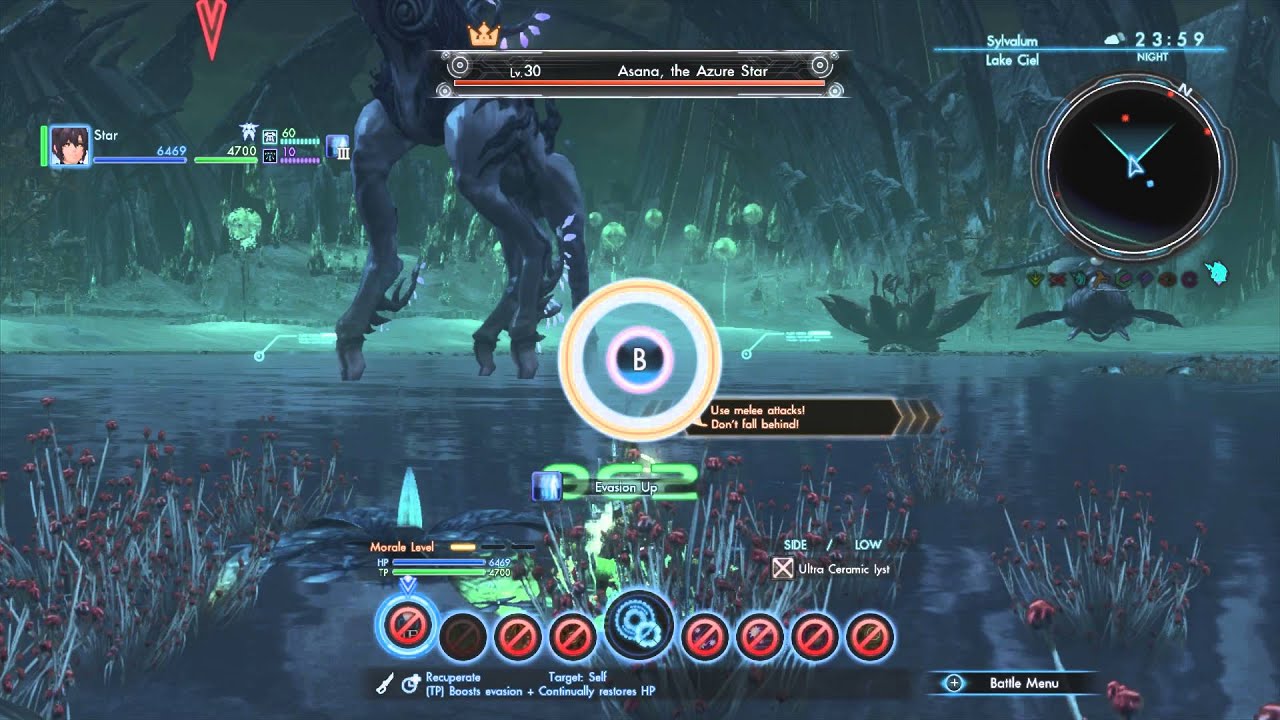 Xenoblade Chronicles - Asana, the Azure Star On Foot Solo - YouTube