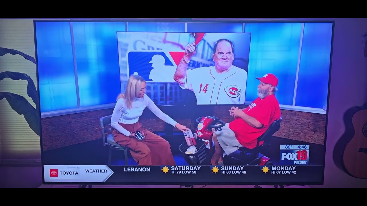 Wildman Walker WEBN Legend talks Pete Rose to Trisha Macke on Fox 19 ...