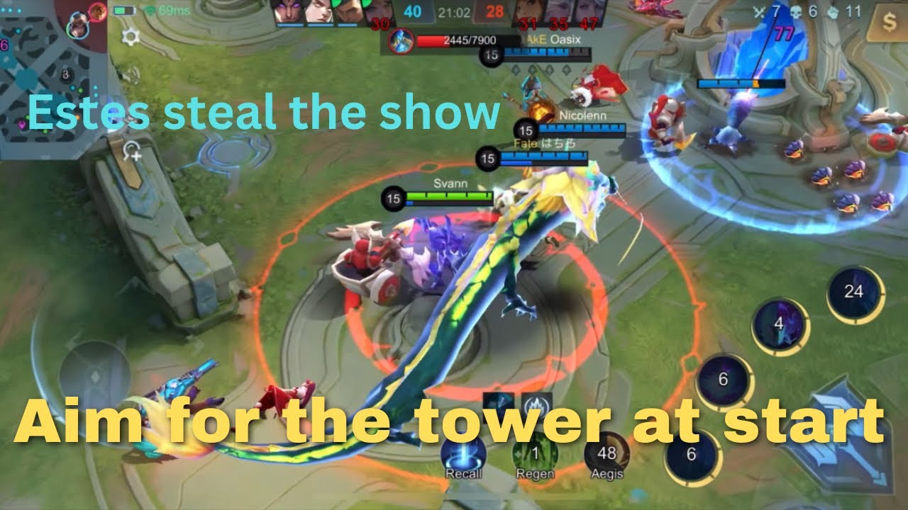 Destroy tower faster to pressure opponents team | Zhask mage | Mobile ...
