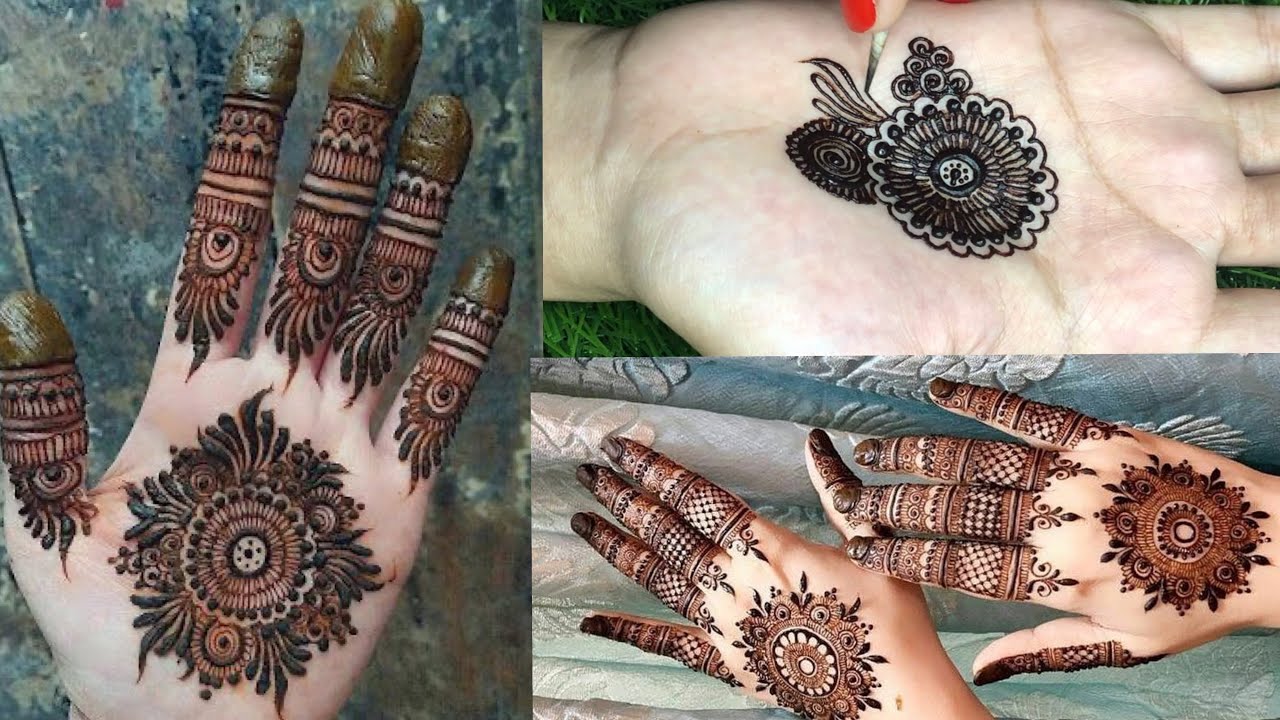 Bunch Mehndi Design 2021 | Simple Eid bunch mehndi design 2021 | Ifrah ...