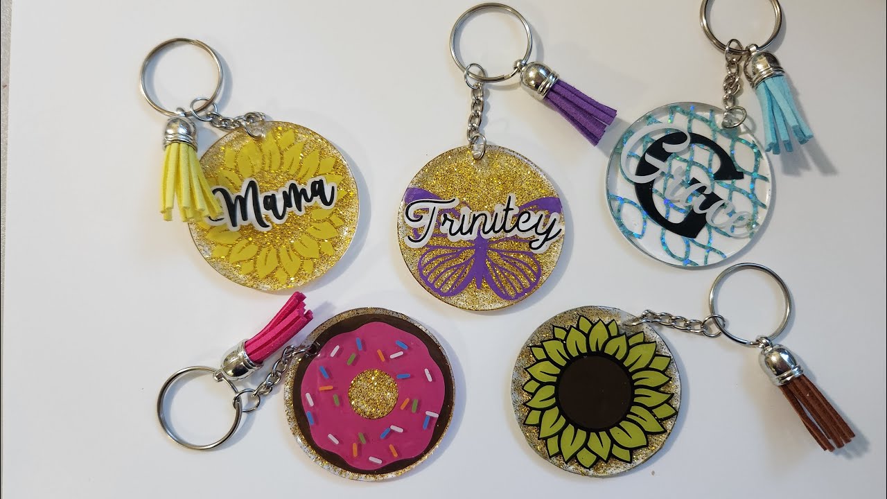 Crafting with Epoxy - Episode 1 - Making Epoxy Keychains - with my ...