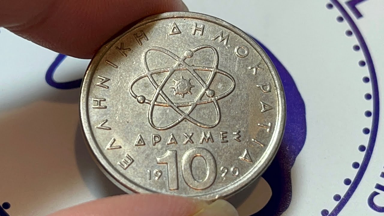 1990 Greece 10 Drachmes Coin • Values, Information, Mintage, History ...