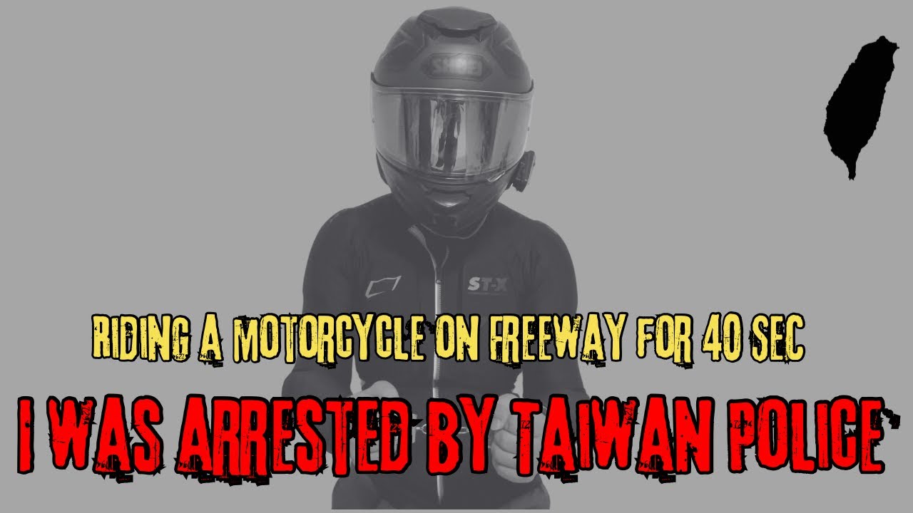 Taiwan police arrest peaceful protesting motorcyclists！ - YouTube