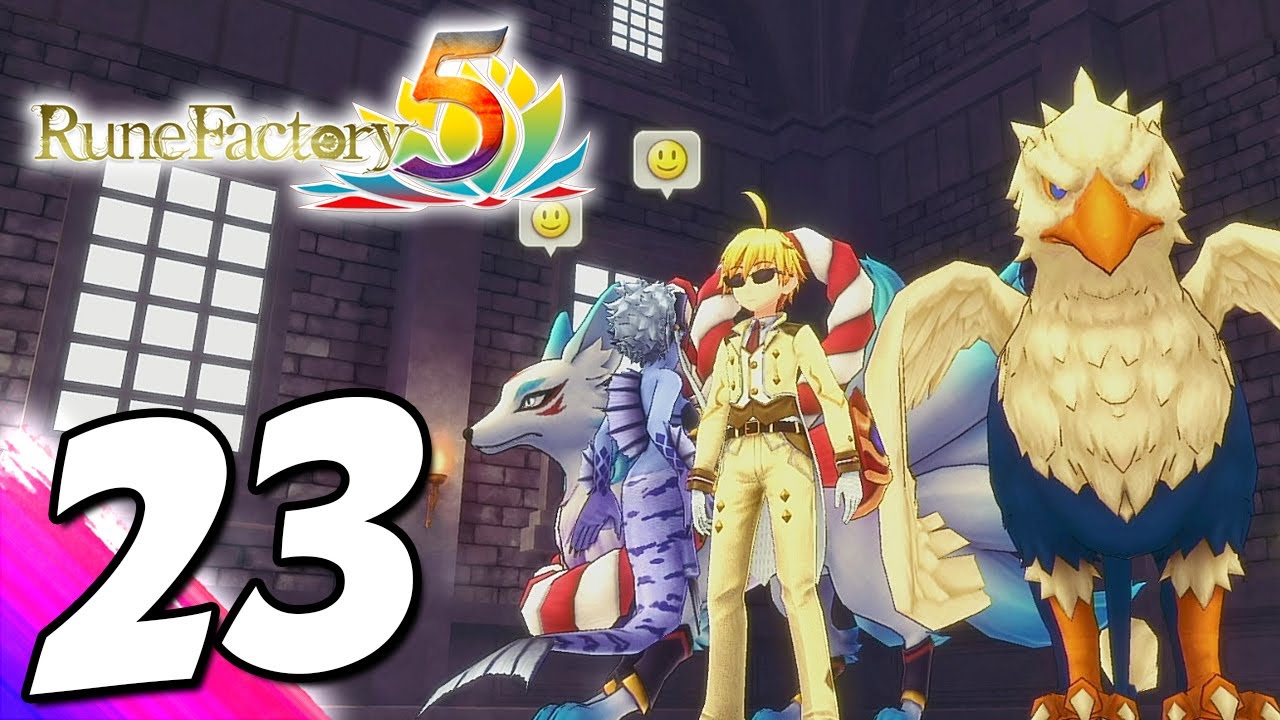 #23 RUNE FACTORY 5 (HARD) SEED Floating Castle, Wood Golem Boss, Aries ...