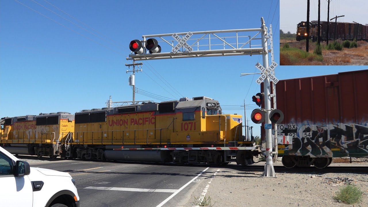 UP 1097 Tracy Turn Local North "West" | S Christman Rd. Railroad ...