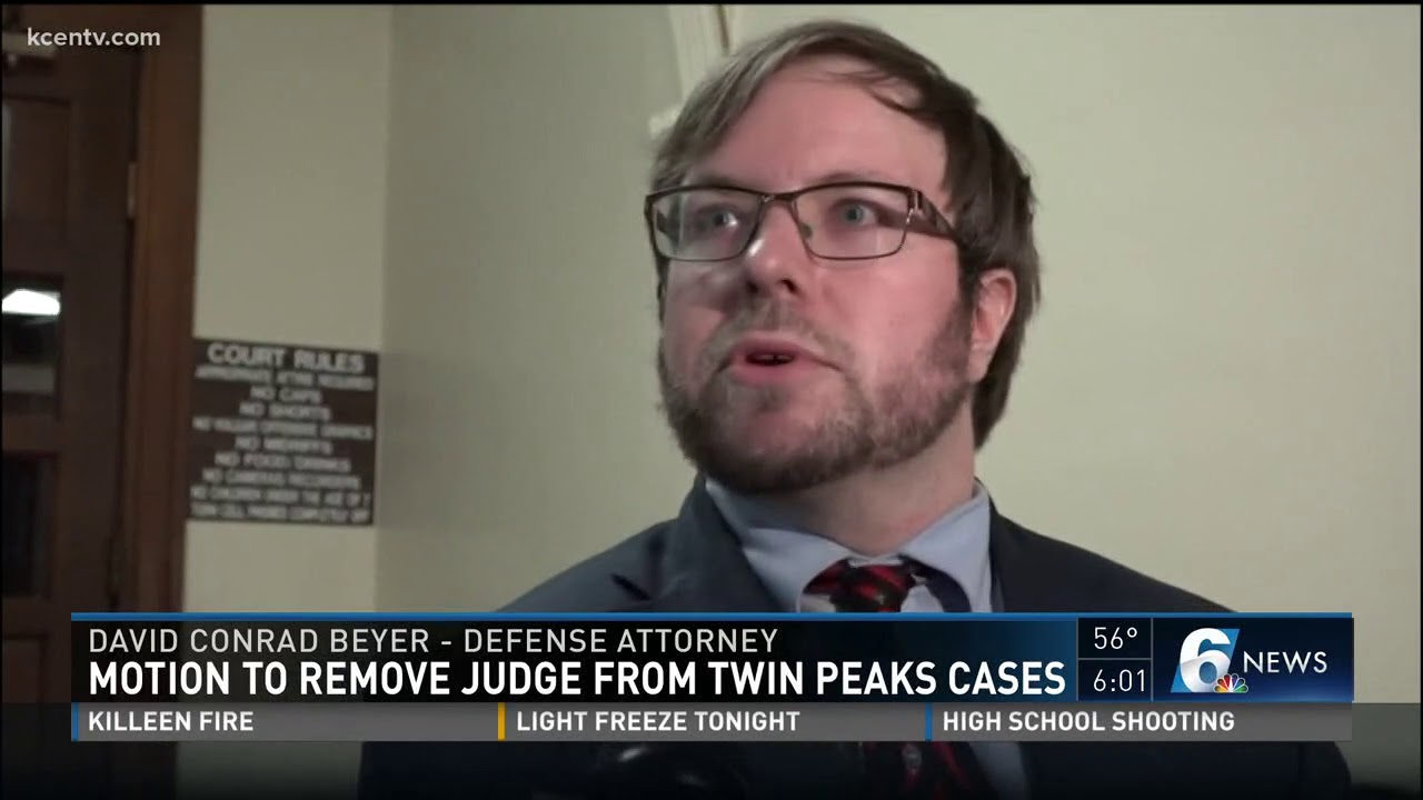 Motion to remove judge from Twin Peaks cases - YouTube