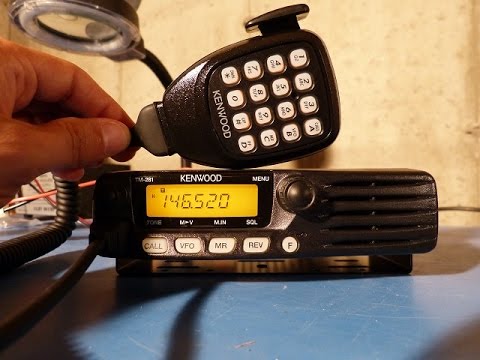 Kenwood TM-281A Non Standard Repeater Offset Programming - YouTube