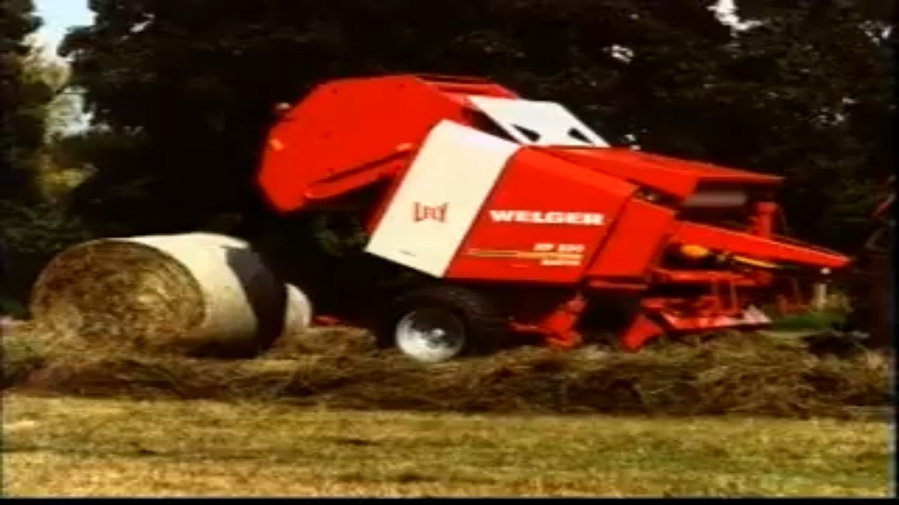 Product Video 2001 | Lely Welger RP220 fixed chamber round balers - YouTube