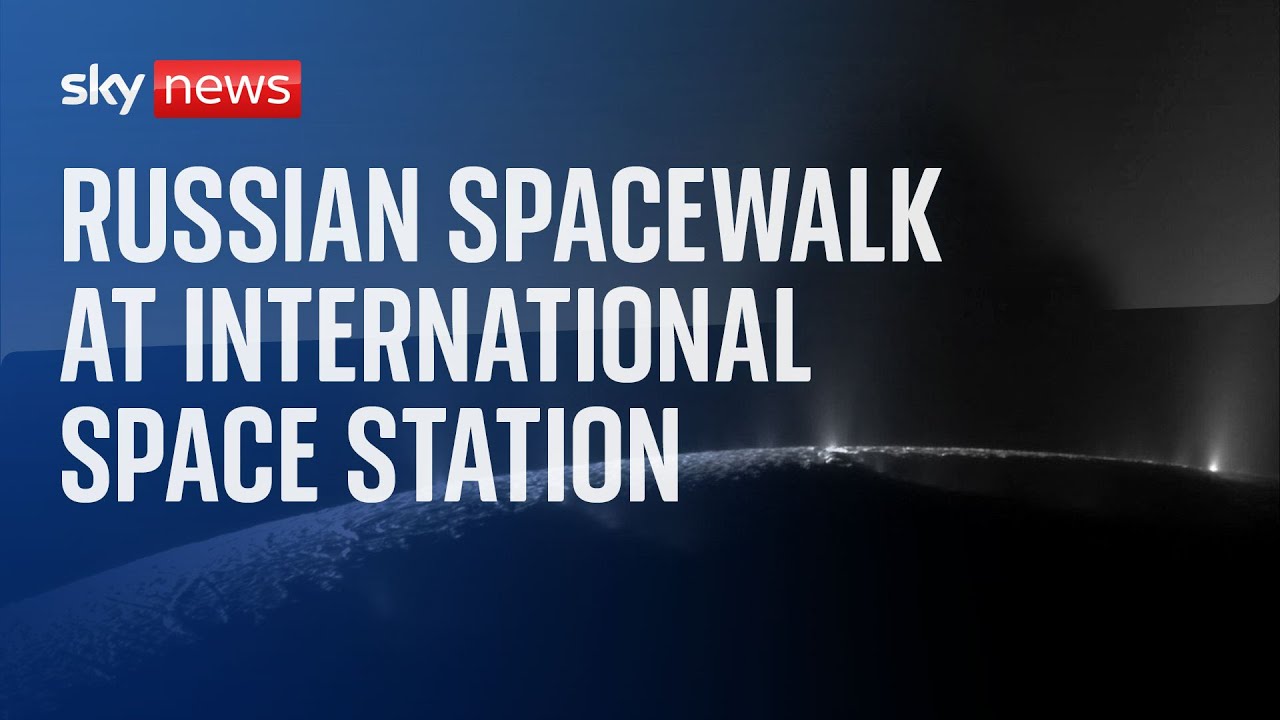 Russian spacewalk at International Space Station - YouTube