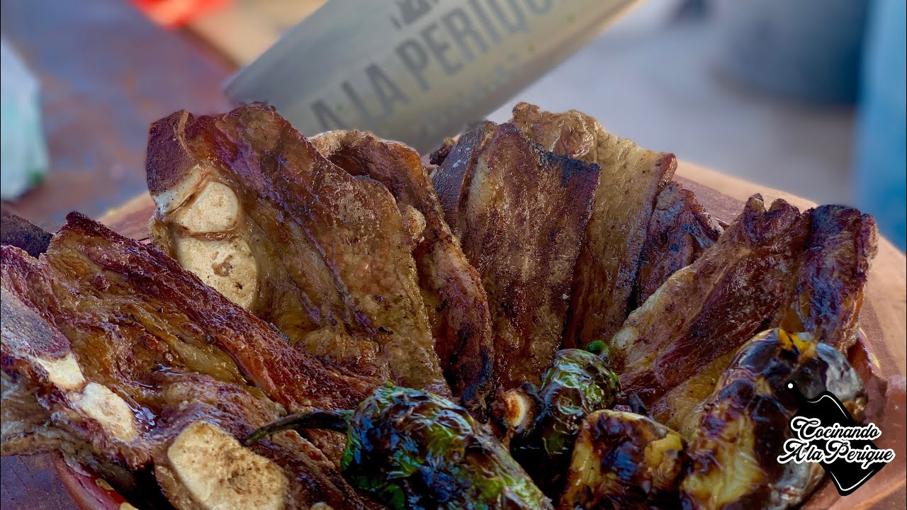 Agujas norteñas y diezmillo asado.😋 / Cocinando A la Periqué - YouTube