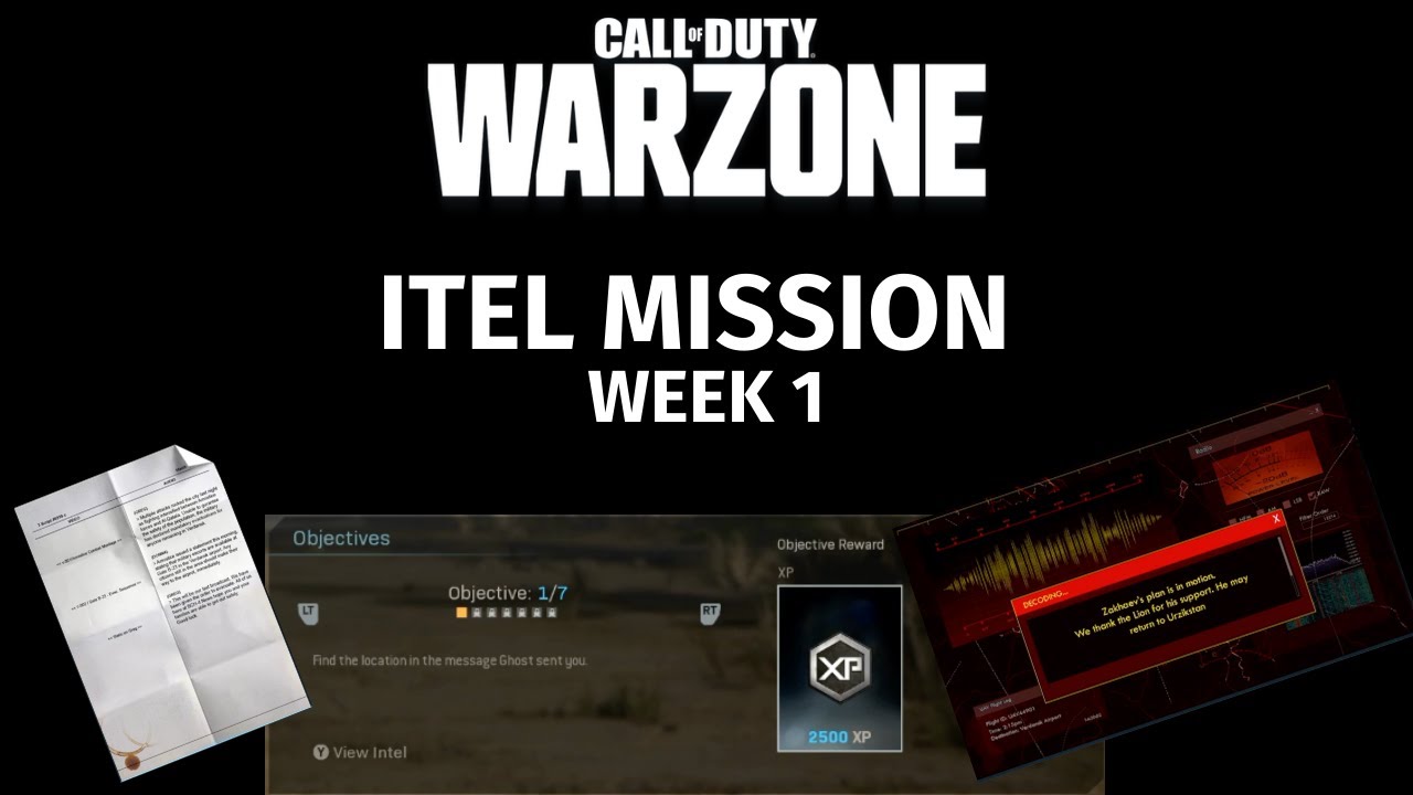 FRACTURED INTEL EASTER EGG - WEEK 1 (Call Of Duty Warzone) - YouTube