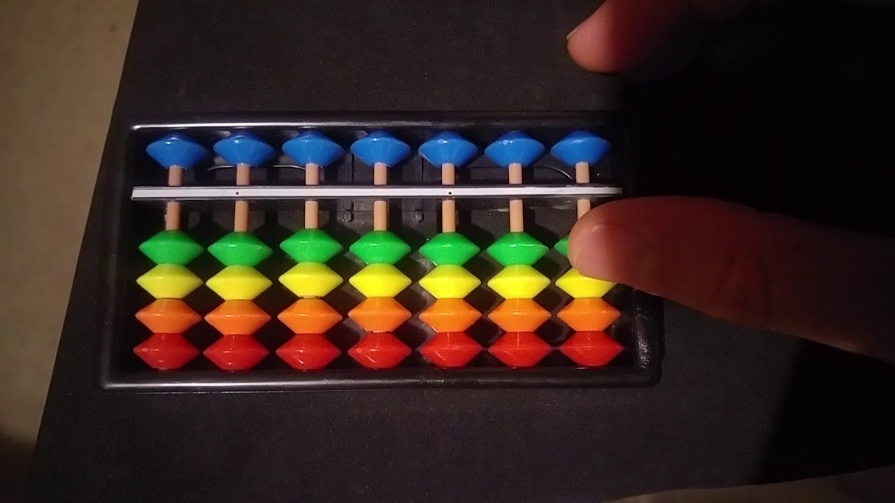 Soroban abacus: Traditional Method and Grenache Method - YouTube