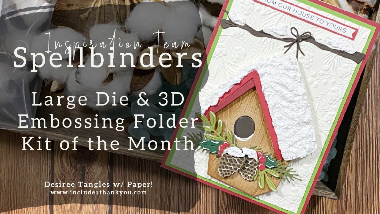 Dimension and Texture for the Holidays! Spellbinders Kits of the Month ...