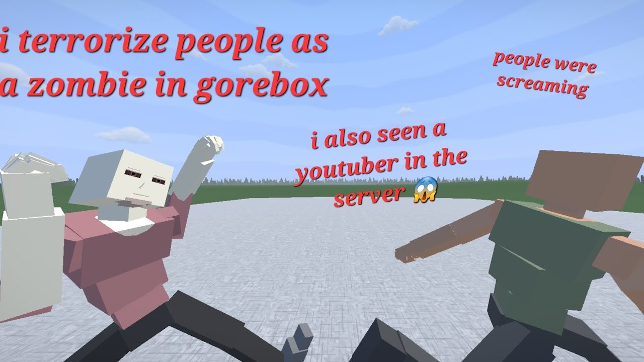 I terrorized people as a zombie 🧟‍♂️ - YouTube