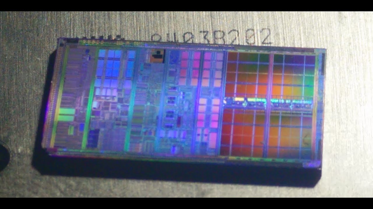 AMD Barton die shot (Athlon XP / MP / Sempron) - YouTube