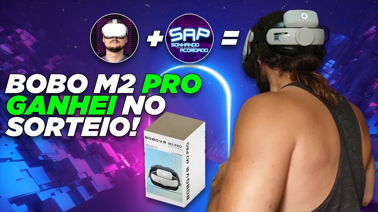 GANHEI STRAP COM BATERIA QUEST 2 - BOBOVR M2 PRO PRIMEIRAS INPRESSÕES ...