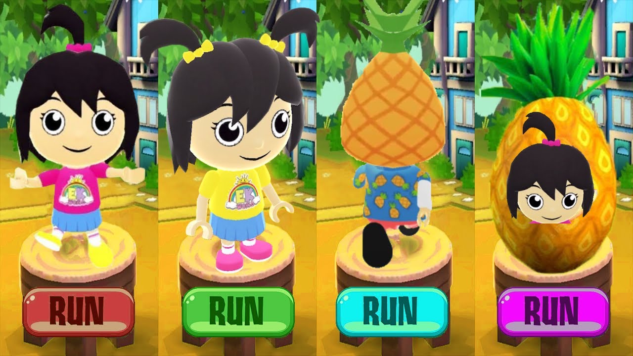 Tag with Pineapple Ryan vs Twin Sisters Emma and Kate - Run Gameplay ...