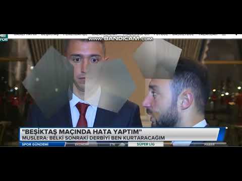 MUSLERA : BEŞİKTAŞ MAÇINDA HATA YAPTIM !!!!