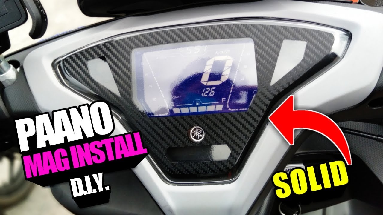 How to Install Panel Gauge Protector for Yamaha Aerox V2 (DIY ...