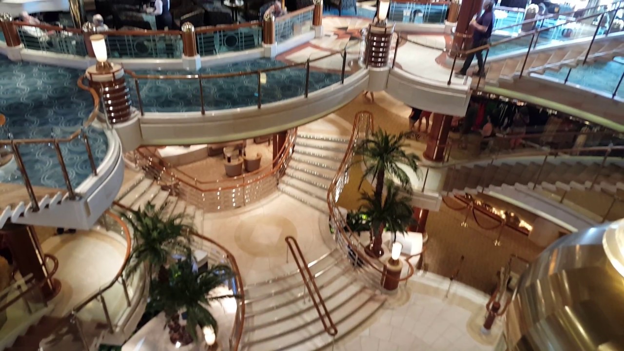 Coral Princess Atrium Tour - YouTube